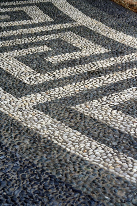 Pebble pathway stock photo. Image of rock, driveway, garden - 605878