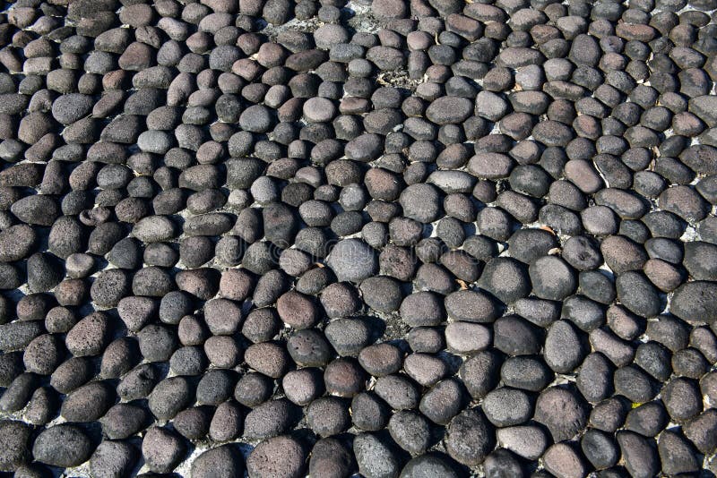 Cobblestone And Pebble Pathway Stock Image - Image of rural, stone: 6781151