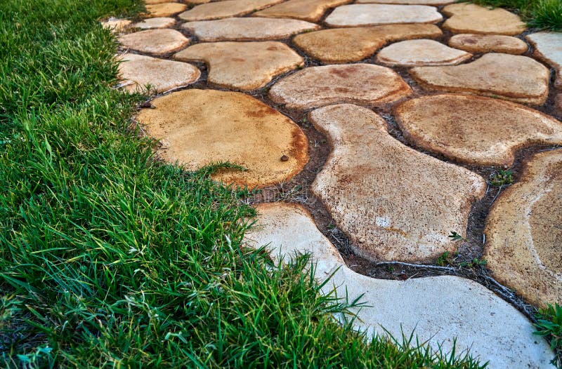 Pebble pavement paving stock image. Image of background - 100063391
