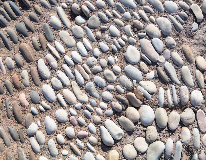 Pebble Road As an Abstract Background. Texture Stock Image - Image of ...