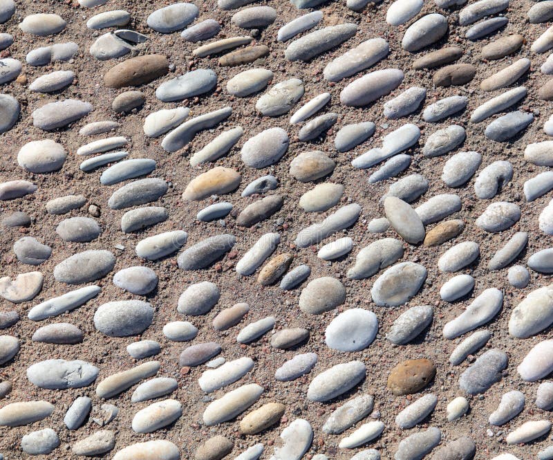 Pebble Road As an Abstract Background. Texture Stock Image - Image of ...