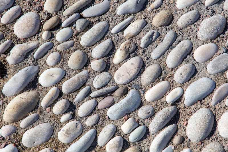 Pebble Road As an Abstract Background. Texture Stock Photo - Image of ...