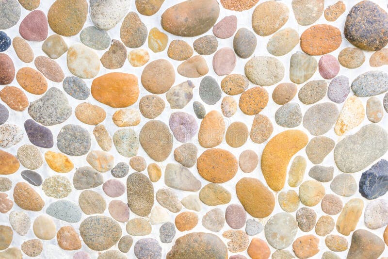 Pebble Stone Floor Tile Texture Stock Photo - Image of surface, small ...