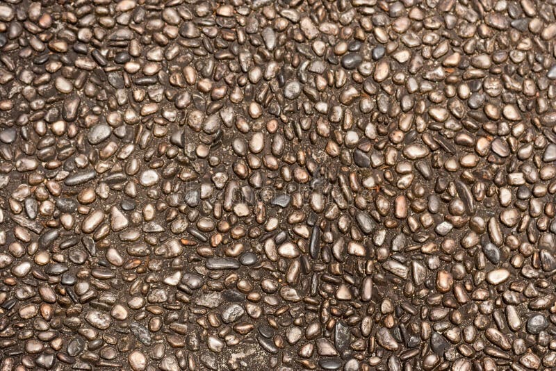 Pebble Stone Flooring Pavement Texture Background Stock Photo - Image ...