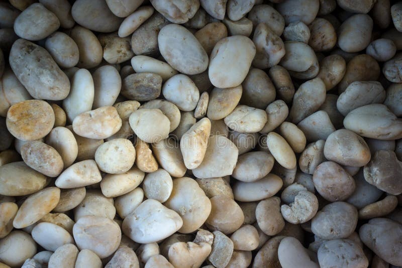 Pebble Stone Texture with Sun Light on the Ground Stock Photo - Image ...