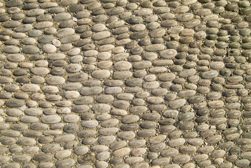 Pebble Stone Walkway Texture Stock Photo - Image of pedestrian ...