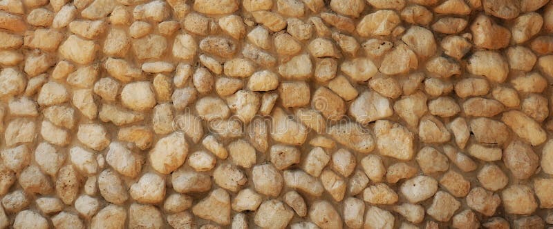 Pebble Stone Wall. Background Texture Stock Image - Image of floor ...