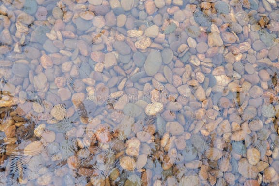 Pebble stone in water stock image. Image of scene, structure - 81148505