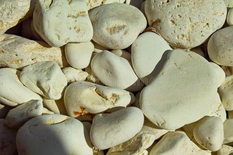 Pebble Stones on the Beach of Agiofili Stock Image - Image of stone ...