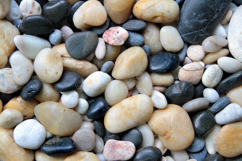 Colorful beach rocks stock photo. Image of colours, pebble - 1898184