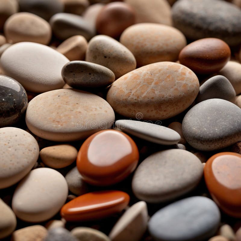 Pebble Stones Pattern Background Abstract Wallpaper Stock Illustration ...