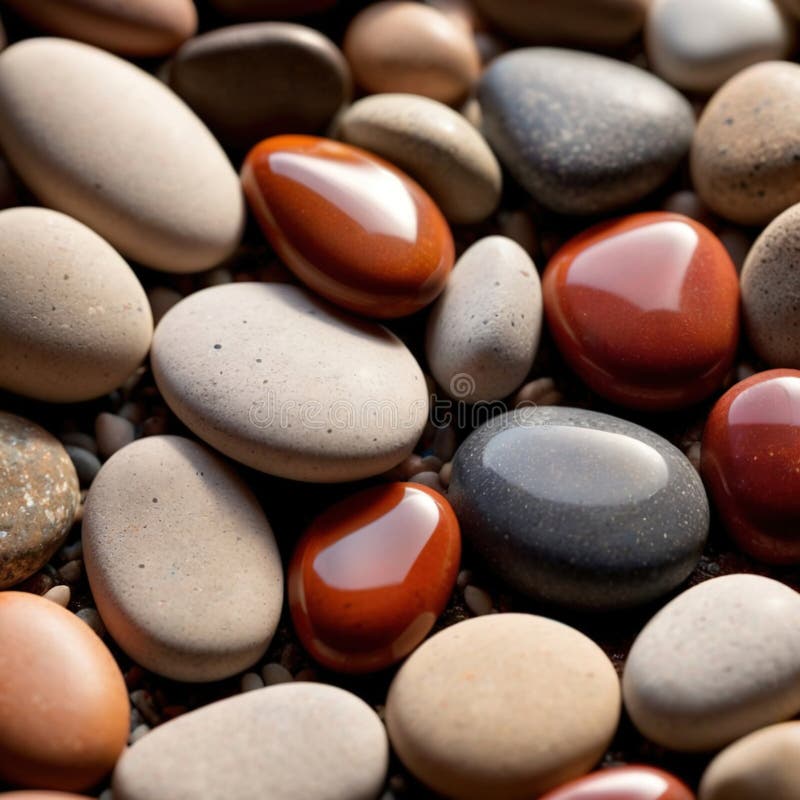Pebble Stones Pattern Background Abstract Wallpaper Stock Illustration ...