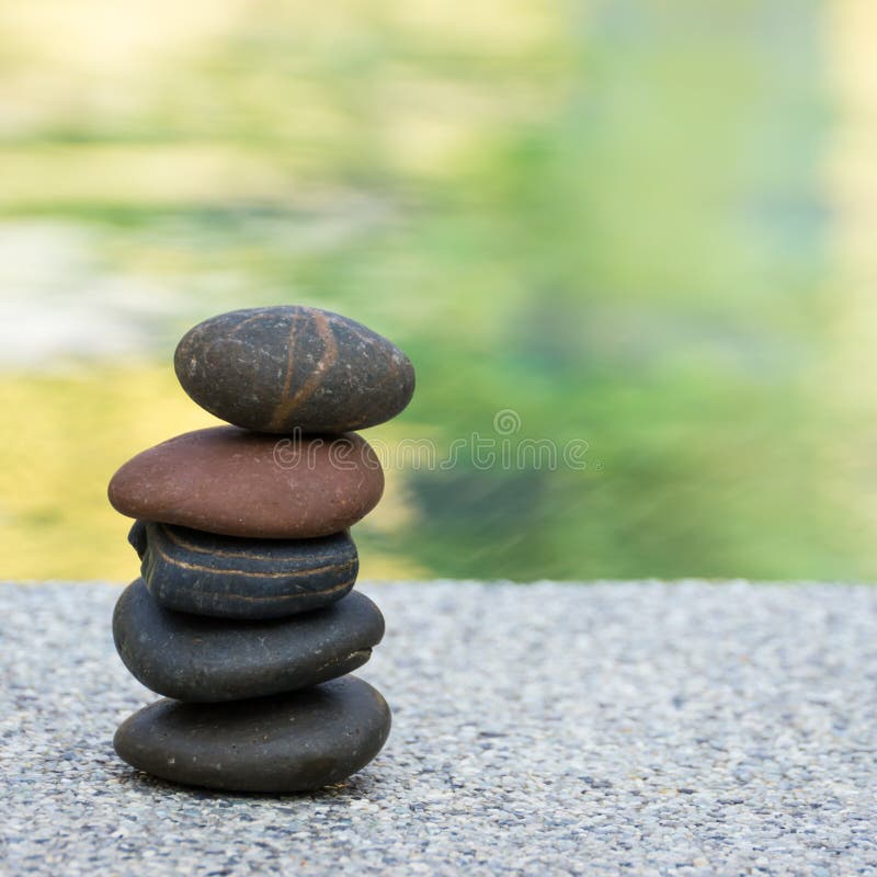 Pebble stones stack stock image. Image of tranquil, balance - 38709309