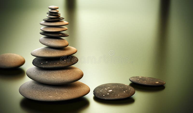 Pebble Tower - Pebbles Stack Stock Image - Image of stone, backgrounds ...