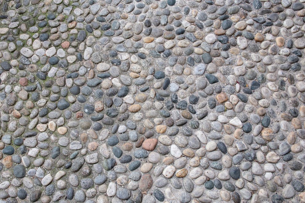 Pebble Track, Landscape Design Element Stock Photo - Image of gravel ...