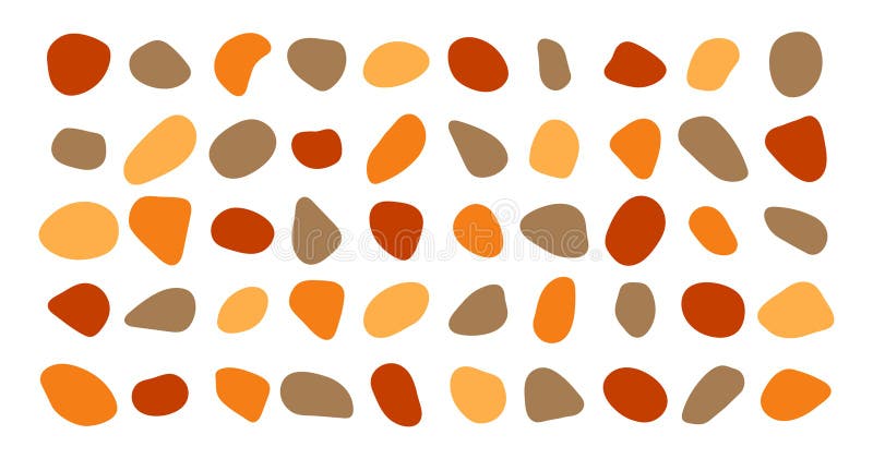 Pebble Shapes Silhouette Stock Illustrations – 553 Pebble Shapes ...