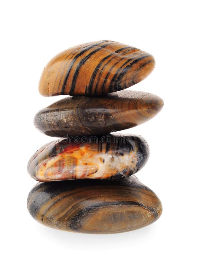 Pebbles. stock image. Image of nature, rock, tower, granite - 16821917