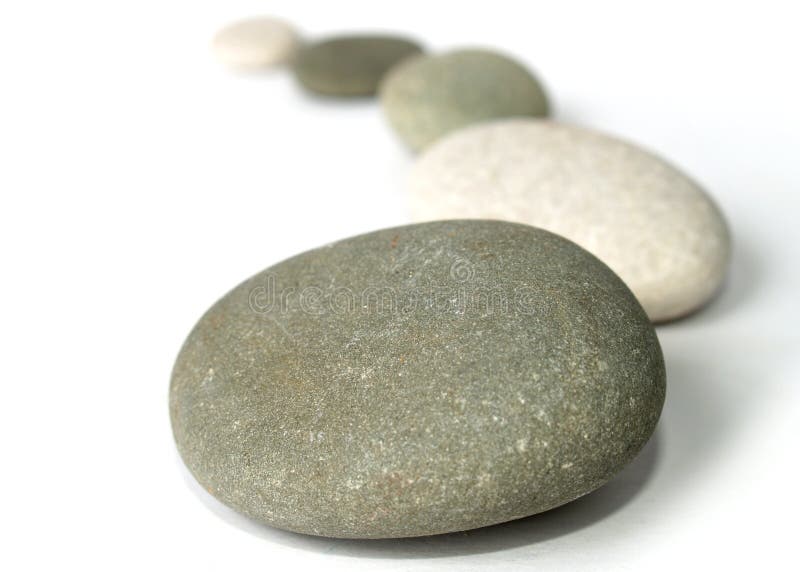 Path of black spa stones stock illustration. Illustration of massage ...