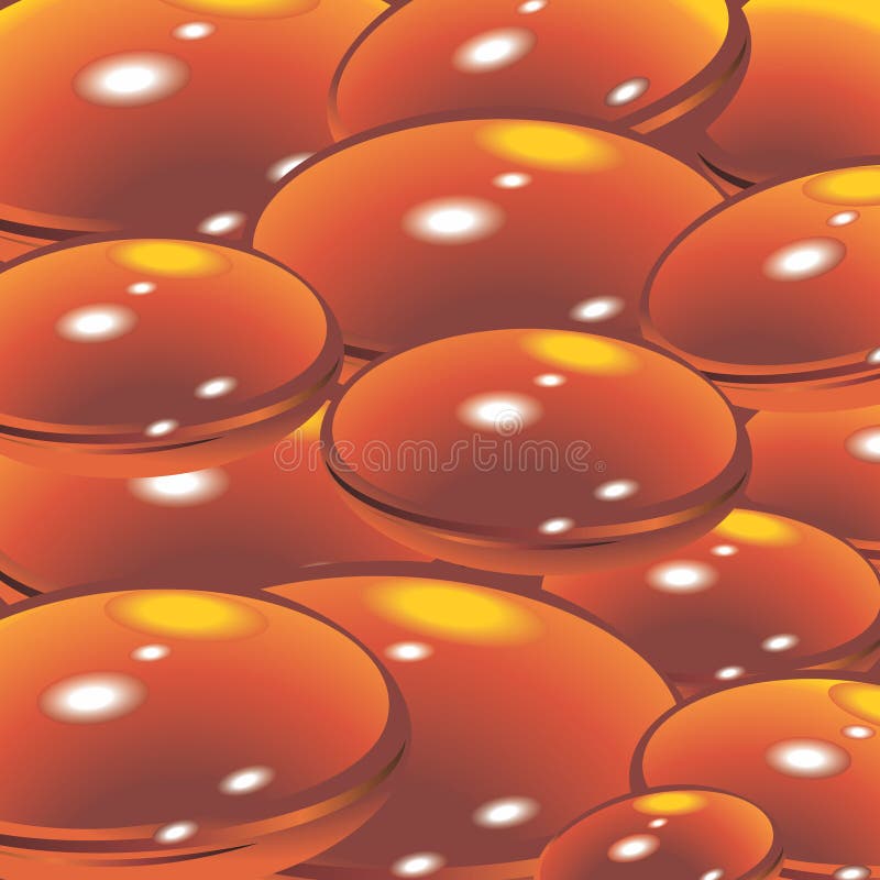 Pebbles amber. stock illustration. Illustration of brown - 67123635