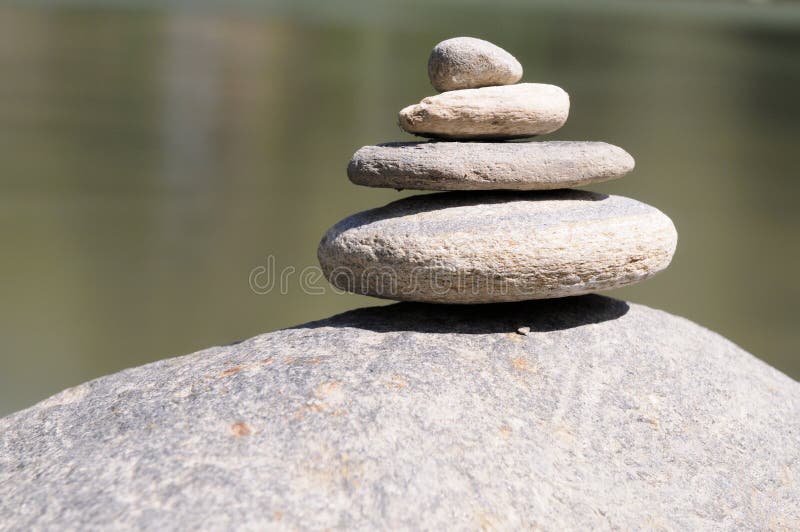 Pebbles in balance stock photo. Image of balance, stone - 19902888