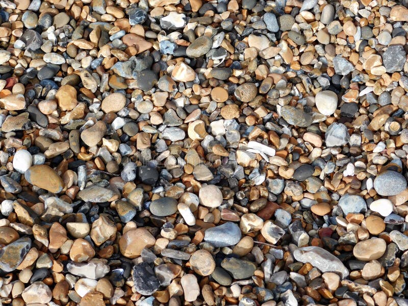 Pebbles on the Beach stock photo. Image of pebbles, multicolored ...