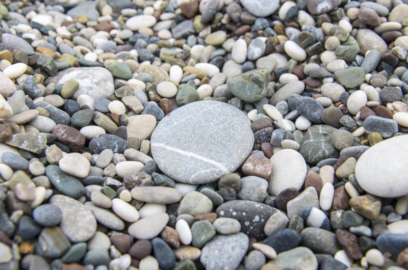 Big and smooth pebbles stock image. Image of seashore - 52398499