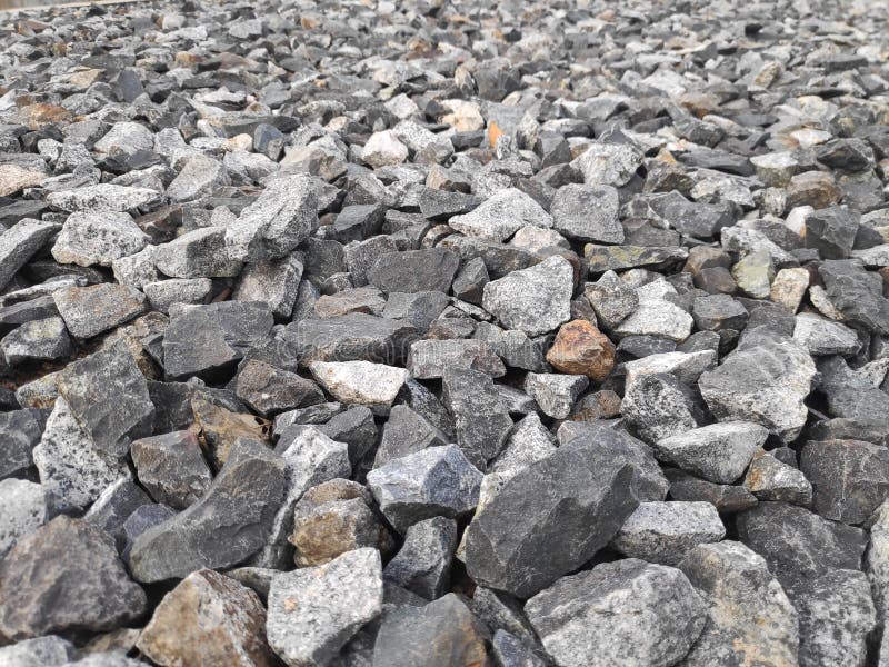 Pebbles Can Be a Medium for Garden Decoration in Your Home Stock Image ...