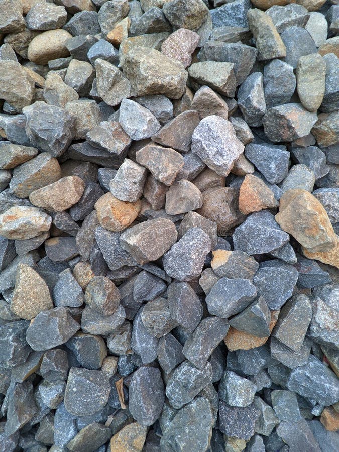 Pebbles are Commonly Used As Building Cast Materials Stock Photo ...