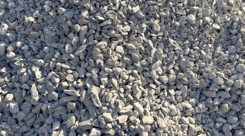 Pebbles for Construction and Road Construction Stock Image - Image of ...