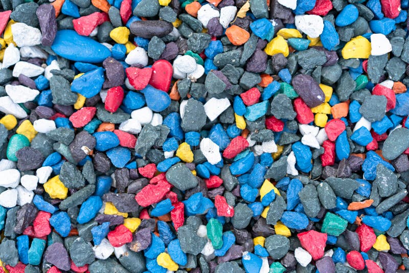 Pebbles of Different Colors As Background Stock Photo - Image of ...