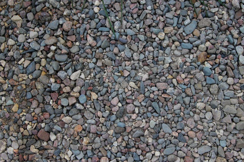 Pebbles of Different Shape, Size, Color and Origin Stock Image - Image ...