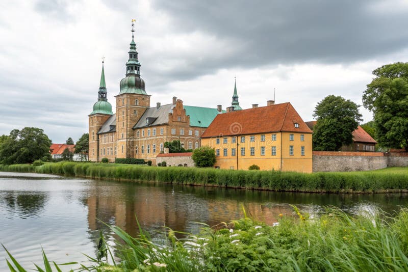 Pebbles by the Fjords in Kolding, Denmark Stock Illustration ...