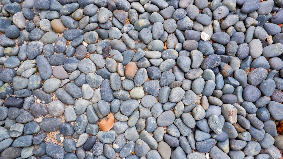 Pebbles that Form Irregular Solid Patterns Stock Photo - Image of ...