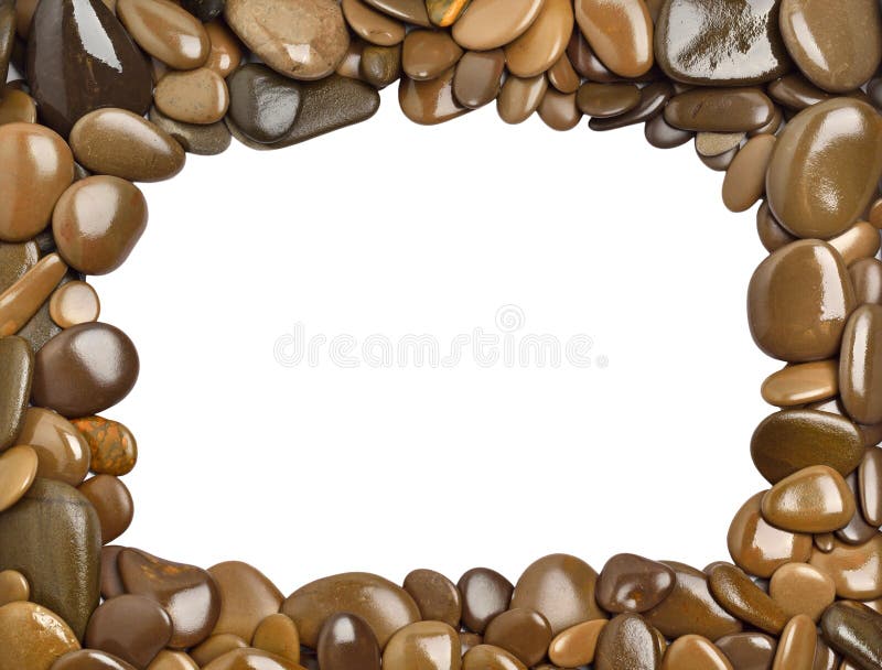 Pebbles frame stock photo. Image of empty, horizontal - 31549040