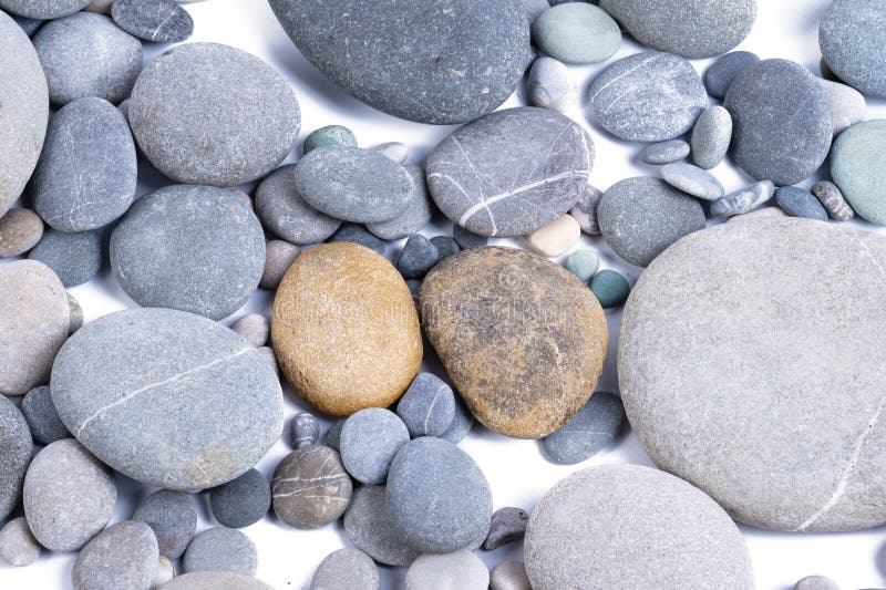 Pebbles isolated stock image. Image of roundish, shape - 271180423