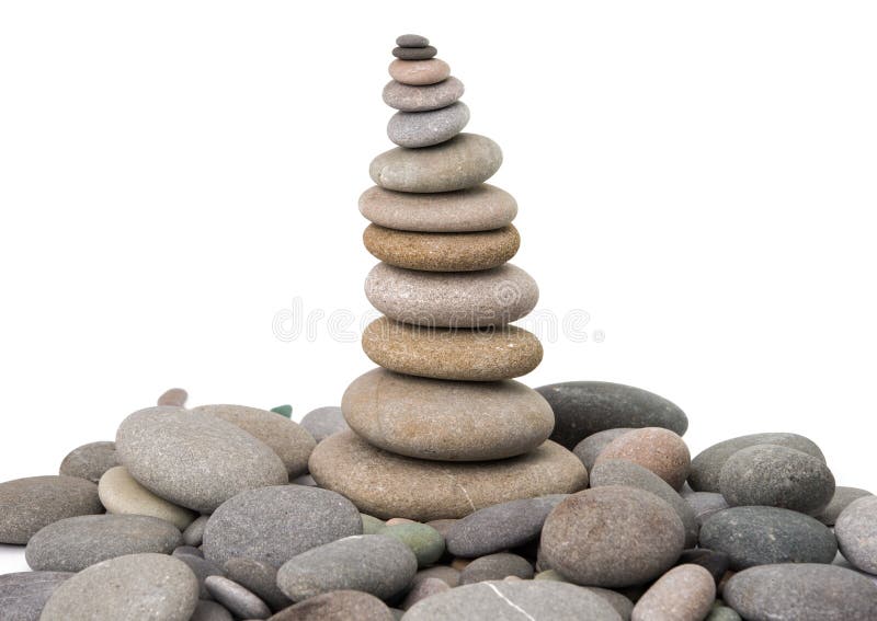 Pebbles isolated stock image. Image of rock, group, abstract - 31210087