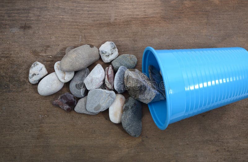Pebbles stock photo. Image of pattern, plastic, blue - 47866630