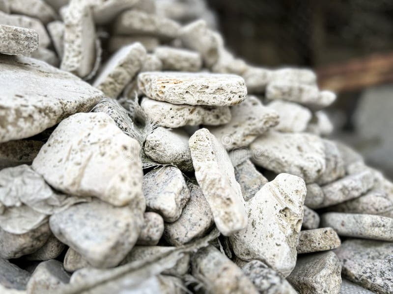 Pile of Construction Pebbles Close Up Stock Image - Image of baking ...