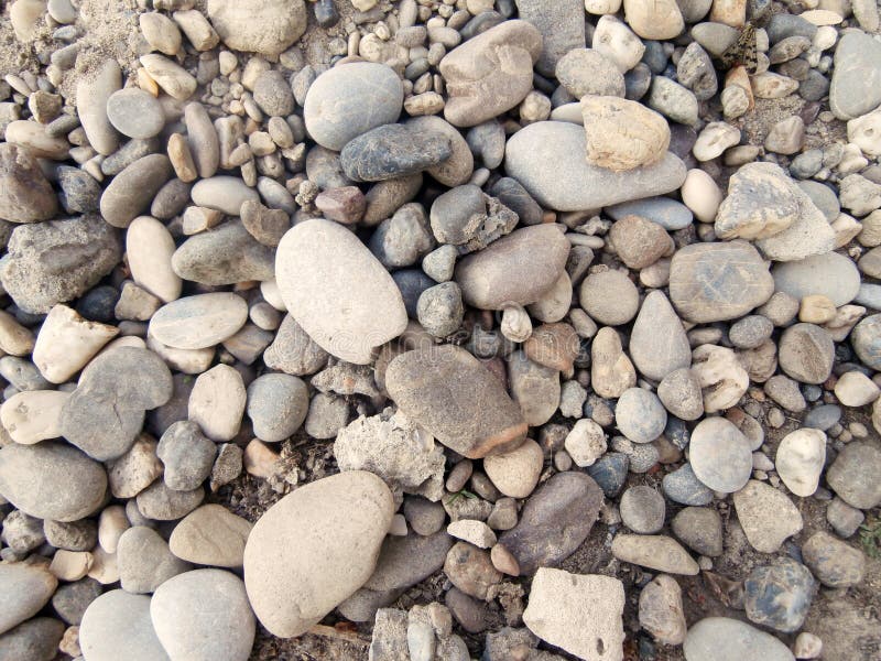 Pebbles from the River stock image. Image of river, banks - 93368205