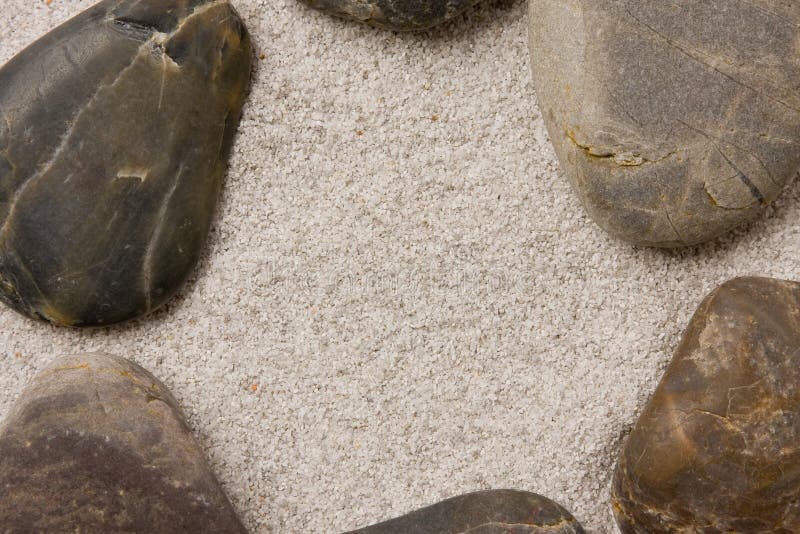 Pebbles in Sand Ring Formation Stock Image - Image of circle, formation ...