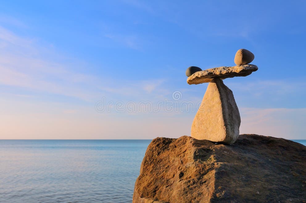 Pebbles scales stock photo. Image of fulcrum, equilibrium - 56926708