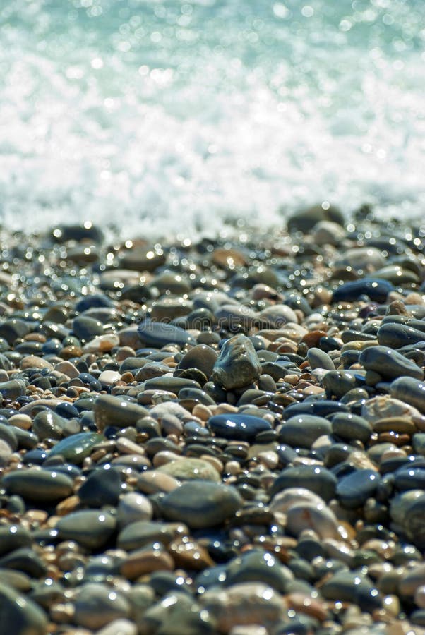 Pebbles and sea stock image. Image of pebbles, ocean - 13765133