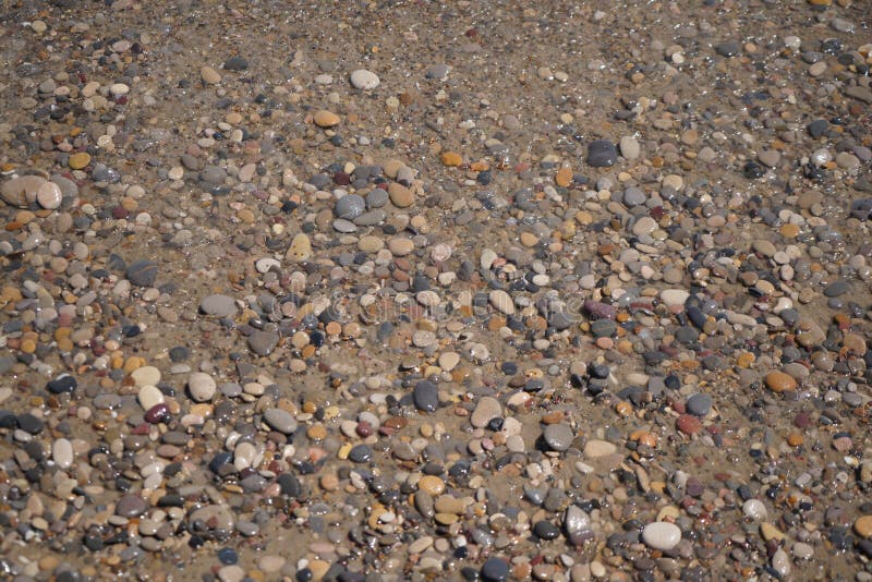 Pebbles on Sea Beach Washed Round Stock Photo - Image of white, shape ...
