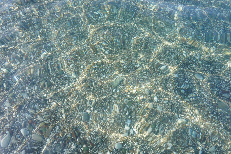 Pebbles on a seabed stock image. Image of summer, natural - 121885453