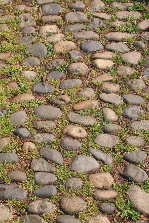 Pebbles stone road stock image. Image of sidewalk, pedestrain - 39619913