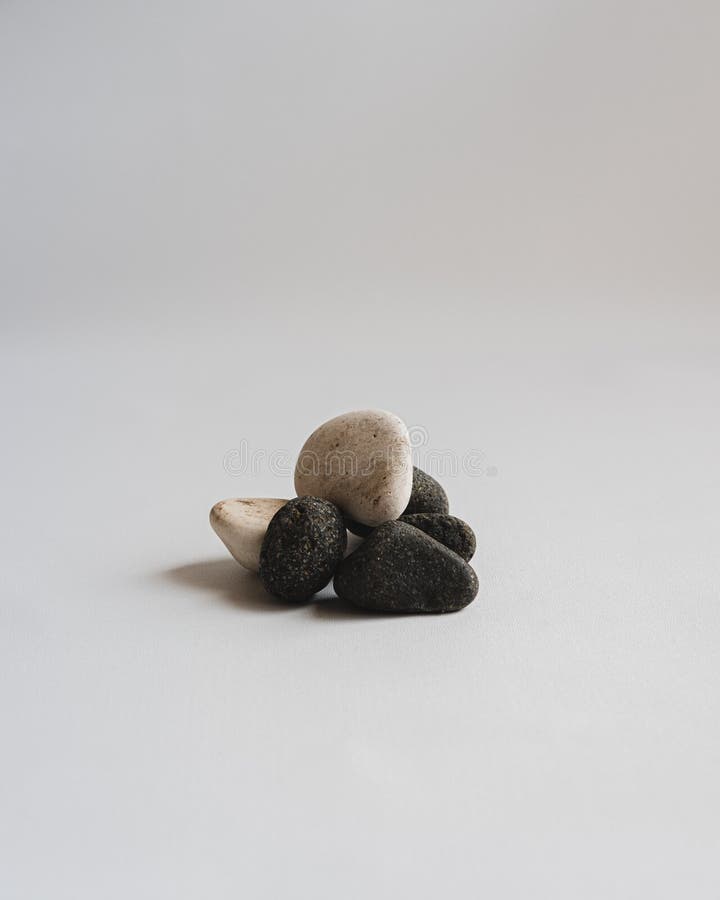 Pebbles stock image. Image of thinking, wood, ceramic - 219851963