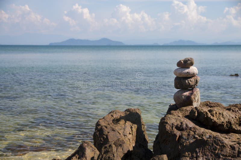 Pebbles and Stones on the Beautiful Beach Stock Photo - Image of rock ...