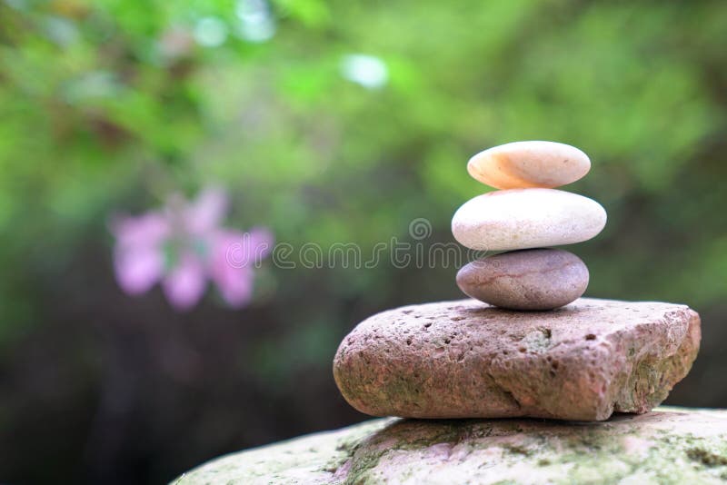 Pebbles or Stones Stacked Up Stock Image - Image of challenge, arranged ...