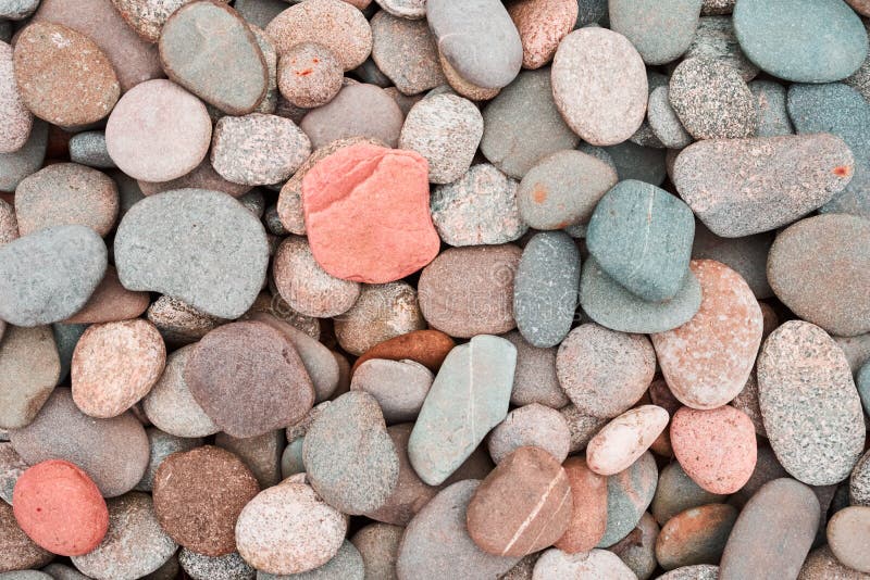 Pebbles Texture. Colored Round Stones Background Stock Image - Image of ...