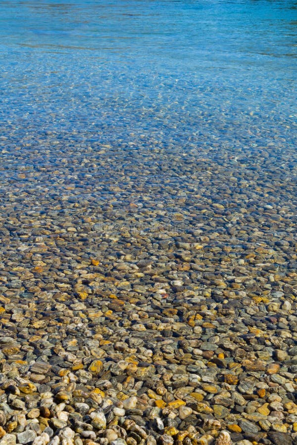 Pebbles Under Water at Edges of River Stock Photo - Image of background ...